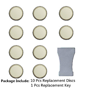 16MM Ultrasonic Mist Maker Water Fogger Ceramics Discs with Replacement Tool, Atomizer Humidifier Accessories Pack of 10