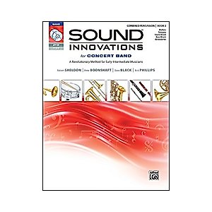Alfred Sound Innovations for Concert Band Book 2 Combined Percussion Book CD/DVD
