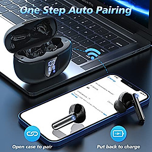 DIUARA Wireless Earbuds V5.3 Bluetooth Headphones 48 Hrs Playtime with ...