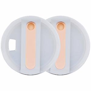 2Packs Tumbler Lid Fit for Stanley 40 oz Quencher H2.0 FlowState Cup, Replacement Straw & Sip 2-IN-1 Lid Accessories for Stanley 40 oz Adventure Quencher Tumbler, Spill Proof and Dishwasher Safe