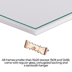 ArtToFrames 14x14 Inch Multi Picture Frame, This 0.94 Inch Custom Wood Poster Frame is Other - Comes with Foam Backing 3/16 inch and Regular Glass (FBPLE398402-14x14)