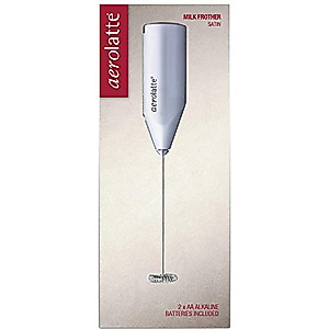 Aerolatte Milk Frother, The Original Steam-Free Frother, Satin Finish