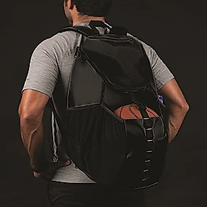 Athletico Basketball Bag - Large Basketball Backpack for Men & Women - Volleyball & Soccer (Black)