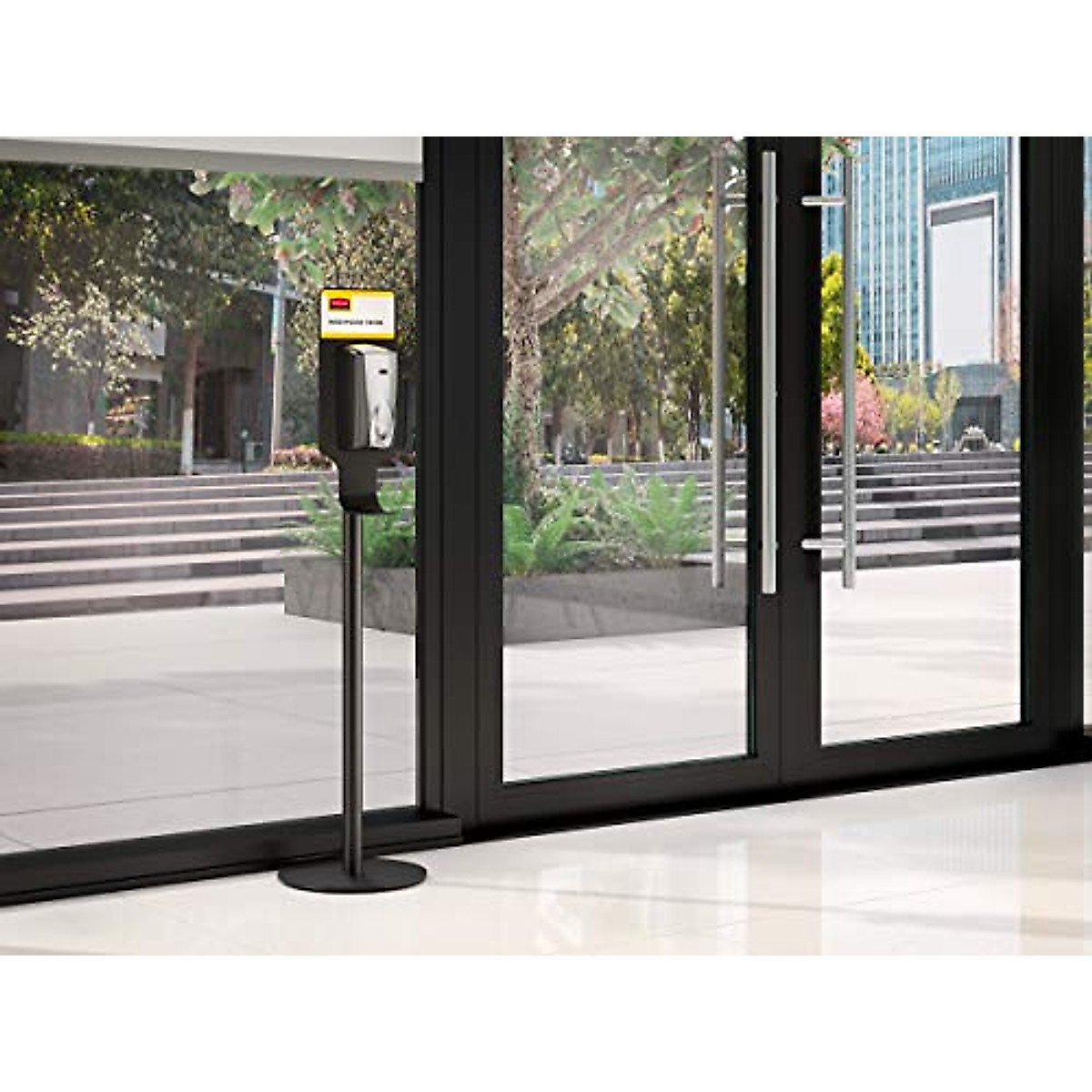 Rubbermaid Commercial Products AutoFoam Dispenser, Automatic Touch Free Wall Mounted Soap and Sanitizer Dispenser, Hand Sanitizer Dispenser, White/Gray Pearl