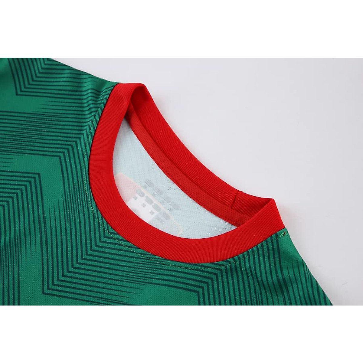 Mexico Green Futbol Sports Soccer Football Boys Kids Youth Jersey Shirt Kit Shorts Set (Size-26 (8-9 Years))