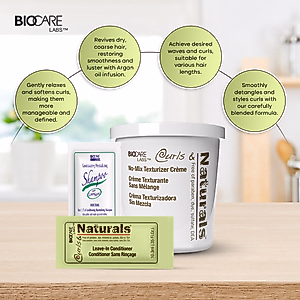 Curls & Naturals Texturizer Hair Softener with Moroccan Argan Oil