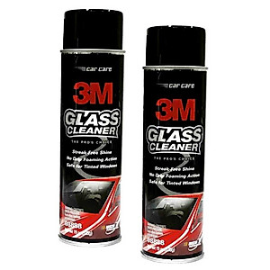 3M Glass Cleaner - Multi Surface Use, Auto & Home 2 Pack - 19oz Aerosol 08888
