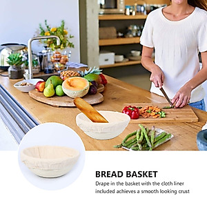 DOITOOL 1PCS Round Bread Proofing Baskets for Sourdough Bread,Sourdough Proofing Basket Set for Bread Making for Kitchen