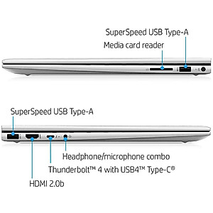 HP 2022 Envy X360 2-in-1 15.6" FHD Touchscreen Laptop Computer, Intel Core i7-1165G7, 24GB RAM, 1TB PCIe SSD, Backlit Keyboard, Iris Xe Graphics, HD Webcam, Windows 11, Silver, 32GB SnowBell USB Card