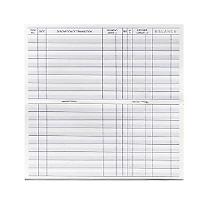 Checkbook Registers for Personal Checkbook, Transactions Ledgers, Pack of 10, 2022-2023-2024