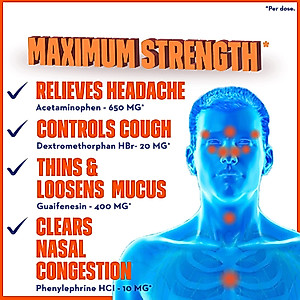 Maximum Strength Mucinex Sinus-Max Pressure and Pain Caplets, 20 Count Relieves Sinus Pressure & Congestion, Headache & Fever, and Thins & Loosens Mucus (Pack of 3)