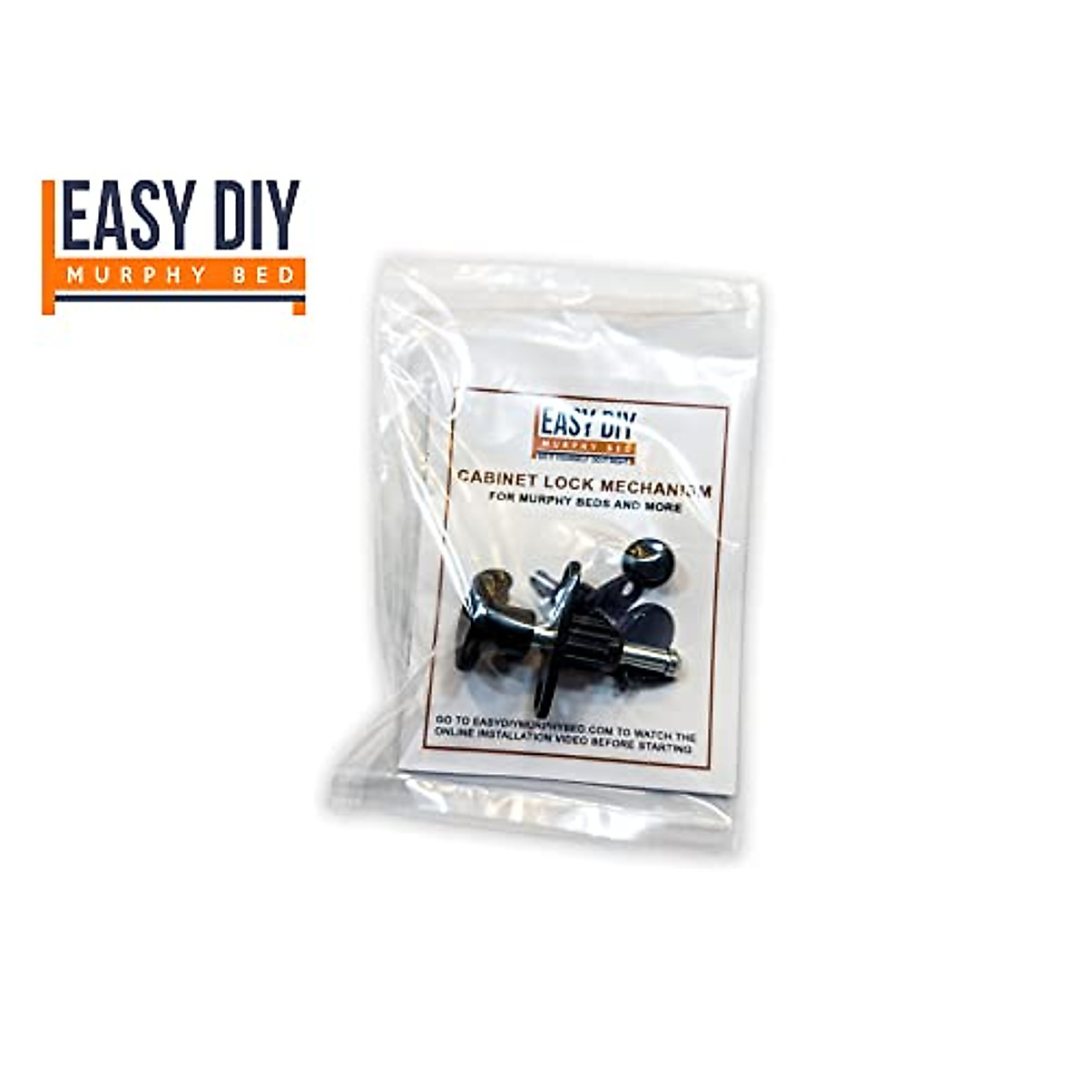 Murphy Bed Cabinet Lock Mechanism is specifically Designed to Lock The Bed Frame on Any Compatible Murphy Bed so it Cannot Easily be Opened unintentionally