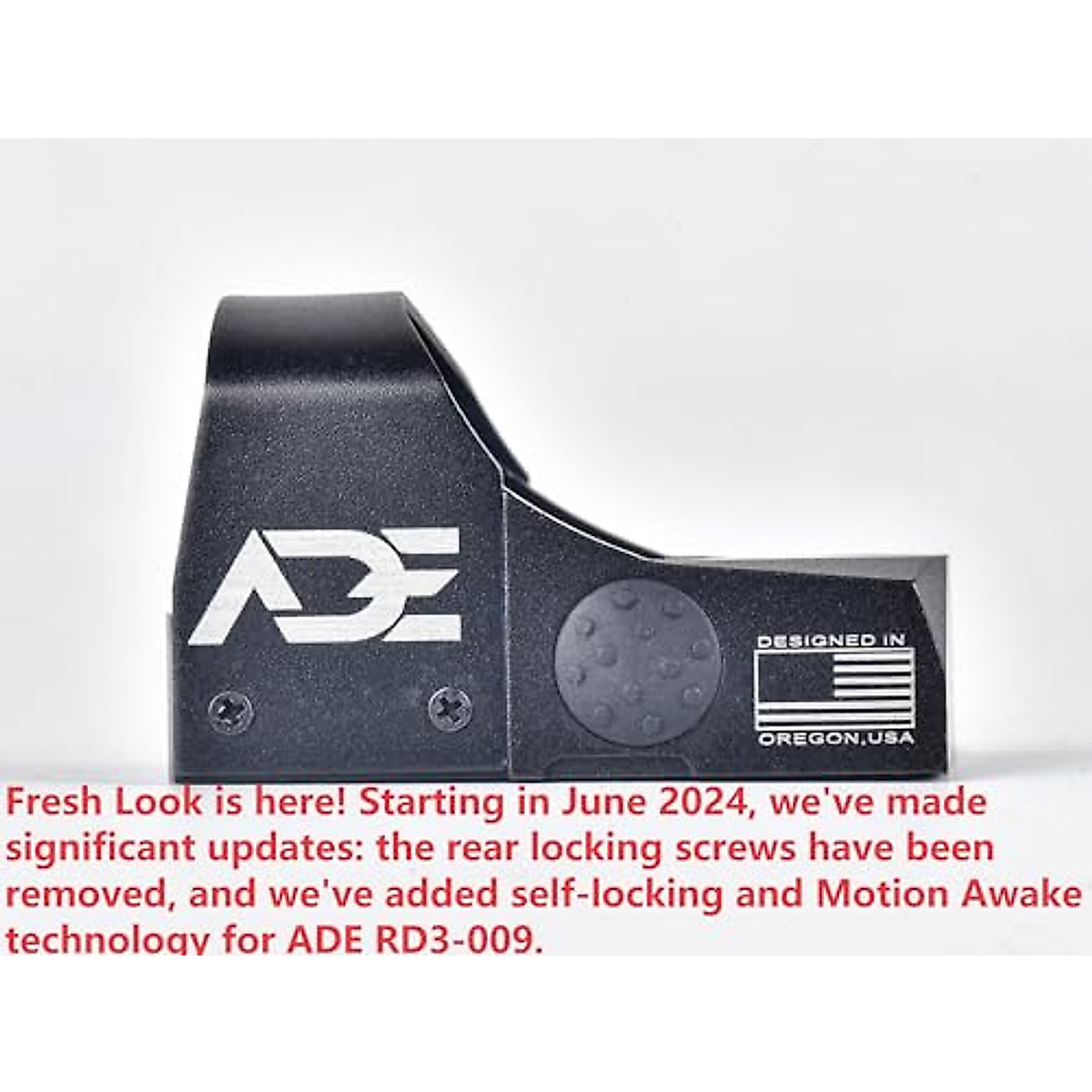 Ade Advanced Optics Crusader RD3-009 Red Dot Reflex Sight + Optic Mounting Plate for Taurus PT111 G2, Millennium G2, G2C, G3 with Original Rear Sight, PT140 G2, PT709, PT740, TX22 + Pictinny Plate