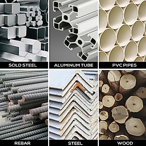 PowerSmart Portable Band Saw with Removable Alloy Steel Base, 10Amp 1100W Motor 5-Inch Deep Cut Bandsaw for Metal