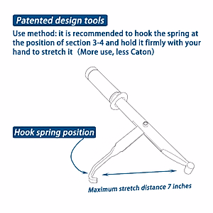 Kaupuar Upholstery DIY Tool Lever Spring Stretcher Upholstery Tools Sofa or Recliner kit