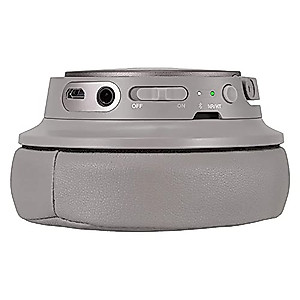 Audio-Technica ATH-SR50BT Bluetooth Wireless Over-Ear Headphones (Brown-Gray) with Knox Gear Stand and Protective Case Bundle (3 Items)