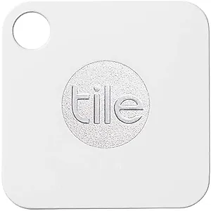 Tile Mate (2016) - 1 Pack - Bluetooth Tracker, Keys Finder and Item Locator for Keys, Bags and More; Water Resistant - Non-Retail Packaging