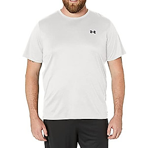 Under Armour mens Training Vent 2.0 Short-Sleeve T-Shirt , White (100)/Black , Large