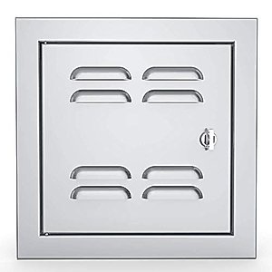 SUNSTONE BA-VSDL12 Signature Series Beveled Frame Access, Grill, Outdoor Cooking Doors, Stainless stel