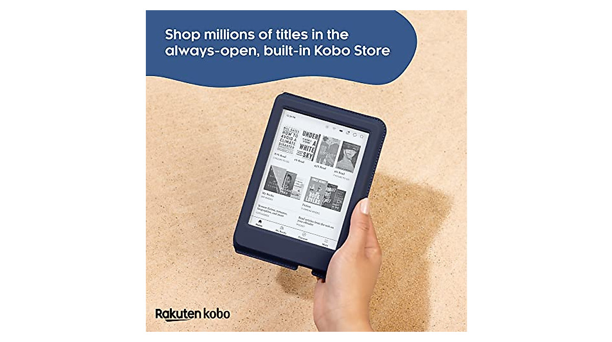 Kobo Clara 2E E-Reader - Waterproof, Green & Compact Portable