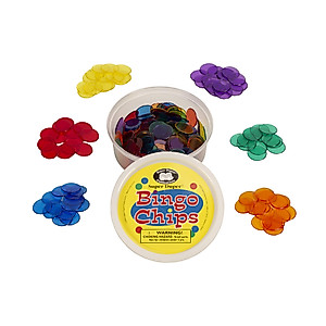 Super Duper Publications | Tub of Plastic Bingo Chips | Educational Learning Resource for Children