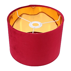 Lurrose Burlap Lamp Shade Chandelier Lamp Shades Drum Lampshade Modern Lamp Shades Table lamps Floor lamp Medium Drum Shades