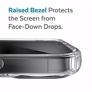 Speck Products Presidio Perfect Clear + MagSafe iPhone 12 / iPhone 12 Pro Case, Clear/Clear