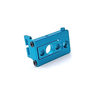 Metal Upgrade Modified Motor Mount for Mosquito Car Mini-Z Mini-D Mini-Q Q8 Q9 1/28 RC Car Parts (Color : Sky Blue)