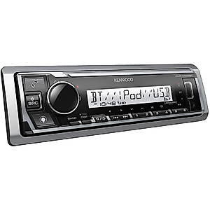 Kenwood KMR-M328BT Marine Digital Media Receiver with Alexa and Built in Bluetooth (Does NOT Play Cd's)