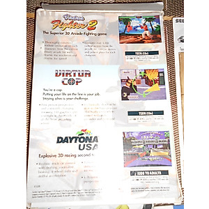 Sega Saturn 3 Free Games Promo NIB (Virtua Fighter 2/Virtua Cop/Daytona USA)