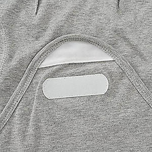 Baby Swaddle Sleep Sack with Hat Set for 0-3 Months 3-Pack Soft Cotton Newborn Wearable Swaddle Wrap for Girls Boys(Grey & Star & Stripe)