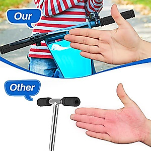 Coolrunner Bicycle Handle Bar Mushroom Grips BMX for Boys and Girls Bikes (Black)