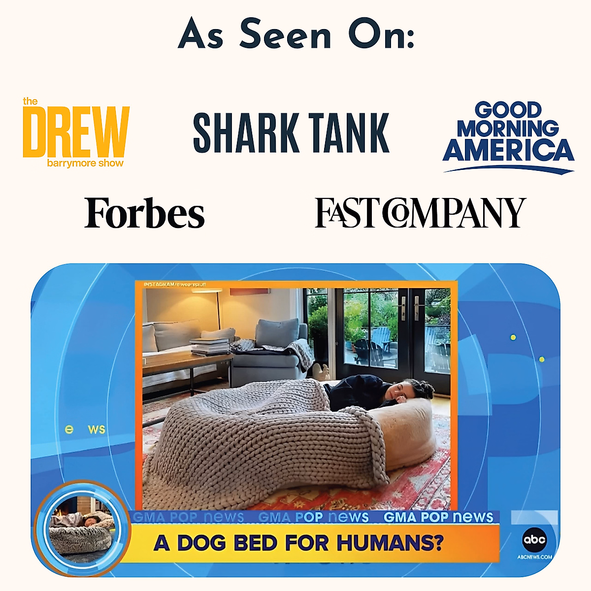 Plufl, The Original Human Dog Bed for Adults, Kids, and Pets. As Seen on Shark Tank. Comfy Plush Large Bean Bag with Memory Foam, Machine Washable, and Durable. Perfect nap and Floor Bed - Arctic Grey