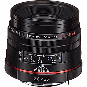 Pentax K-3 Mark III APS-C-Format DSLR Camera Body with SMCP-DA 35mm f/2.8 HD Macro Lens, Black