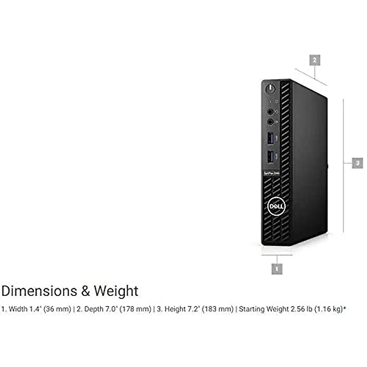 Dell OptiPlex 7010 Micro Desktop 10TB SSD 64GB RAM Extreme (Intel Core i9-12900K Processor with Turbo Boost to 5.20GHz, 64 GB RAM, 10 TB SSD, Win 11 Pro) PC Business Computer