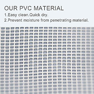 Bath Toy Organizer Multiple Ways to Hang, Extra Large Opening Bathroom Toy Holder, Bottom Zipper Bathtub Toy Storage Bag (White)