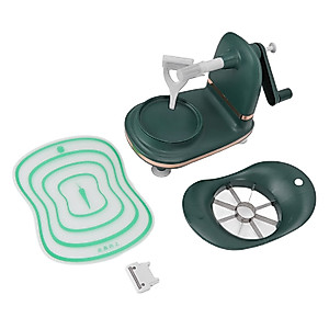 Fruit Apple Vegetable Peeler Slicer Corer, Sturdy Base for Stability, Durable Stainless Steel Blades for Apples, Pears, and More Versatile Kitchen Tool for Fruits and Potatoes