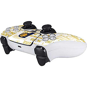 Skinit Gaming Decal Skin Compatible with PS5 and Compatible with PS5 Digital Edition DualSense Controller - Officially Licensed NBA Indiana Pacers Historic Blast Design
