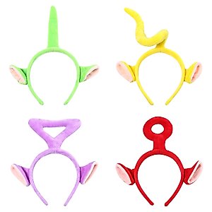 JAMBHALA 4PCS Cute Headwear 3D Hairpin Hairband Hair Accessories for Kids Halloween Party Decorations (4PCS)