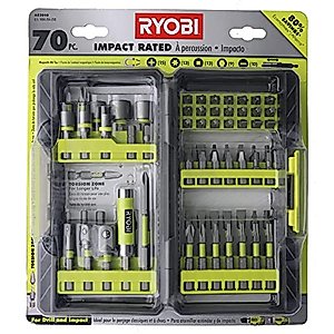 Ryobi - AR2040 - Impact Rated Driving Kit - 70-Piece