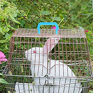 POPETPOP 10pcs Cage Handle Replacement Tray for Dog Crate Chinchilla Cage Bird Cage Accessories Bird Accessories for Cages Animal Crate Cage Lifting Handle Travel Heavy Plastic