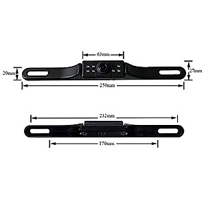YIMU Backup Camera Belt for Car/SUV/Pickup/Truck/Van/RV/Trailer Rear View System Driving/Reversing Car Rear View Backup Camera Automotive Car Backing Camera License Plate