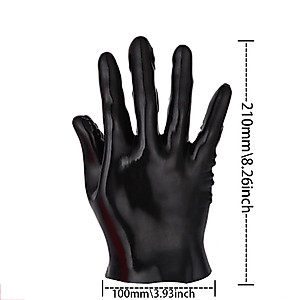 Black Sex Gloves Sex Finger Flirting Massage Gloves for Men and Women Dildo Finger Sex Toys G Spot Massager Masturbation