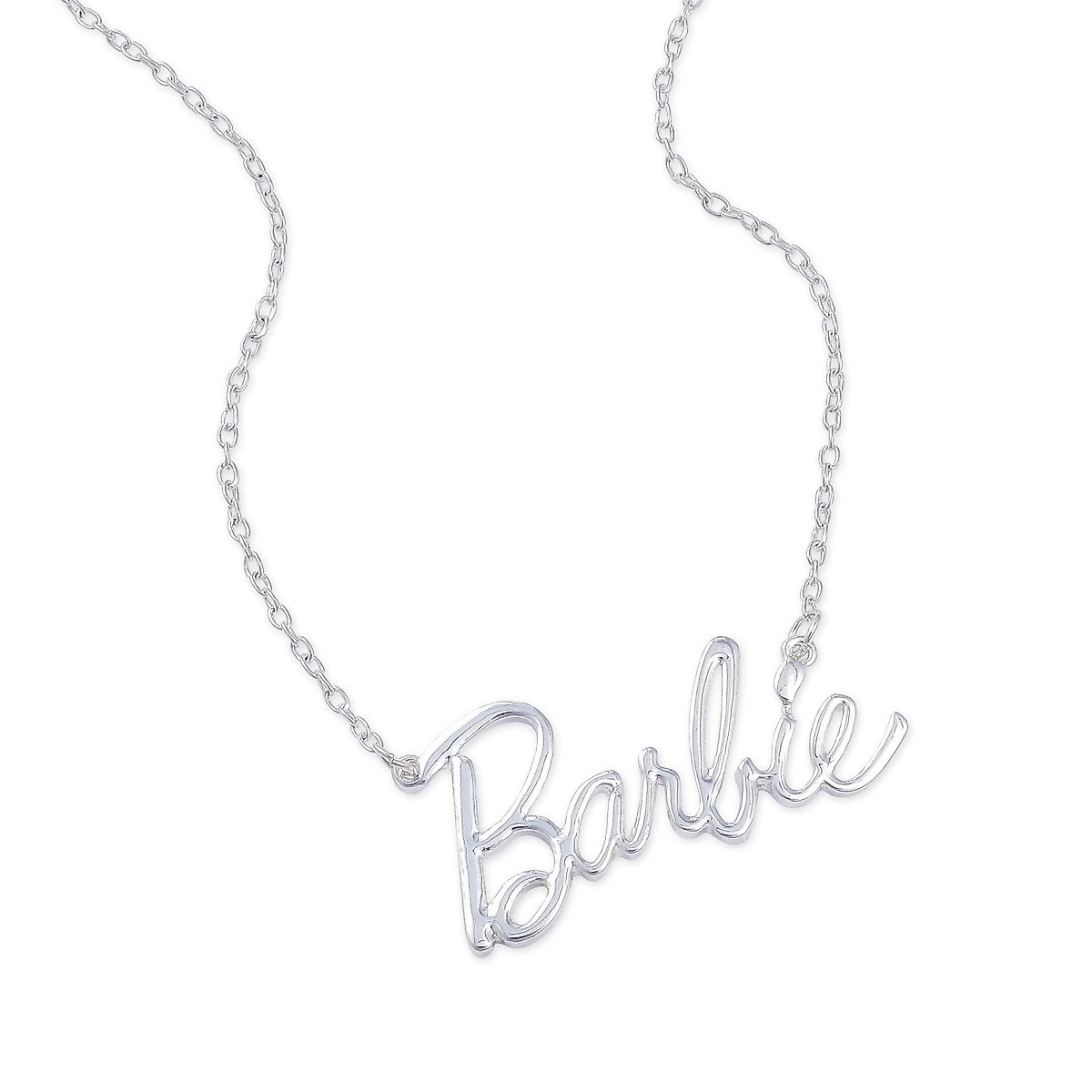 Barbie Script Logo Necklace
