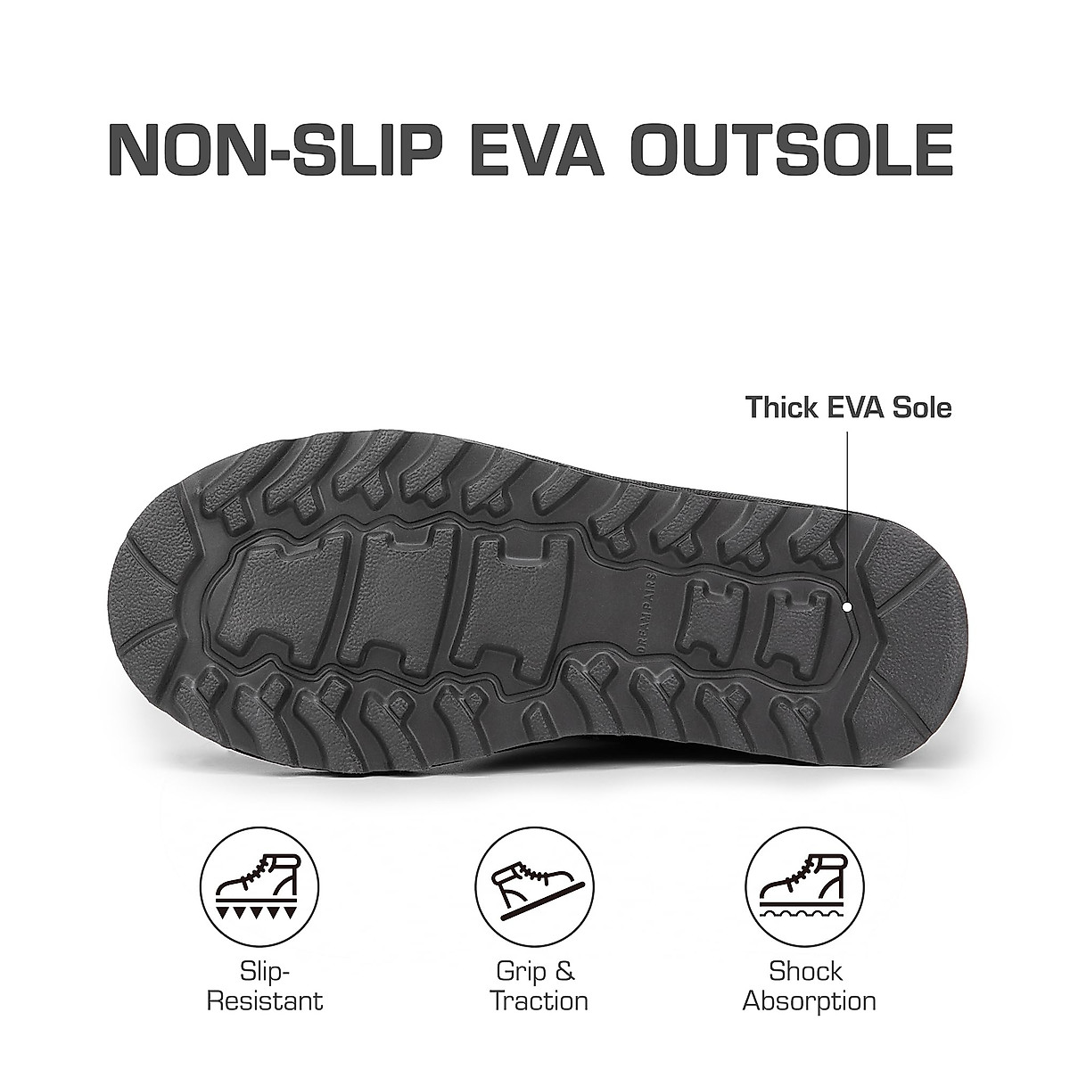 DREAM PAIRS Women's Mid Calf Winter Snow Boots Fashion FuzzyChic Buckle Booties,Size 10,Grey,Sweaty-Buckle