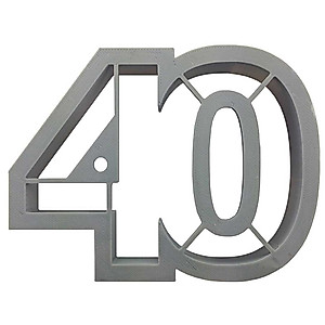 Number 40 Cookie Cutter 4 Inch - Hand Made in the USA