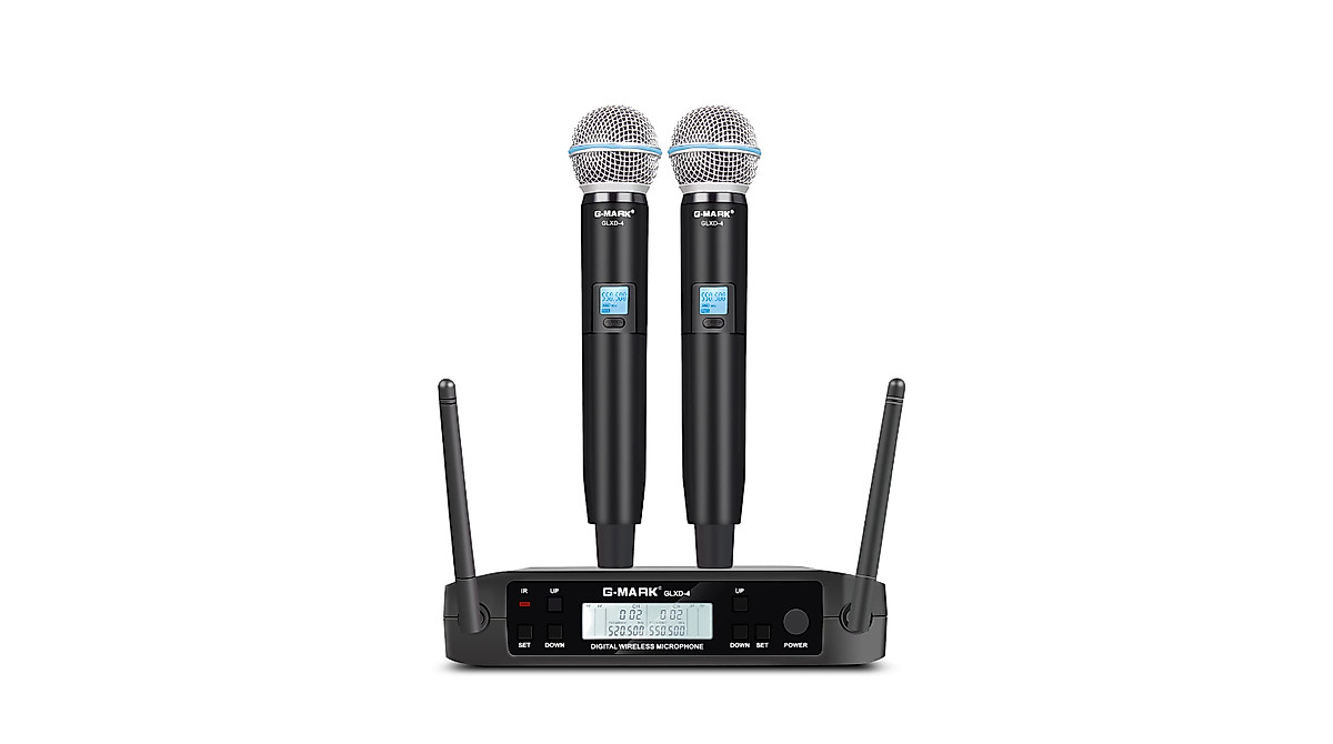 G-MARK Dual UHF Wireless Microphone System