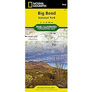 Big Bend National Park Map (National Geographic Trails Illustrated Map, 225)