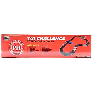Auto World/Premium Hobbies T/A Challenge Mustang VS Camaro HO Scale Slot Car Race Set CP7973