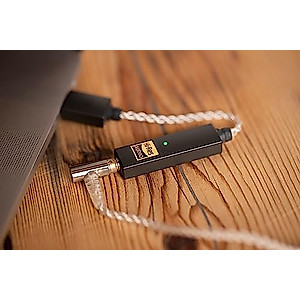 iFi GO link - DAC & Amplifier - USB-C to 3.5mm Adapter - Improve Headphone Sound from any Device - Gold-plated 3.5mm Headphone Socket – Flexible Cable - Supports Hi-Resolution 32-bit/384kHz/DSD256/MQA